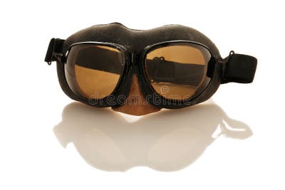 Pilot s goggles stock image. Image of brown, aviator - 20169273
