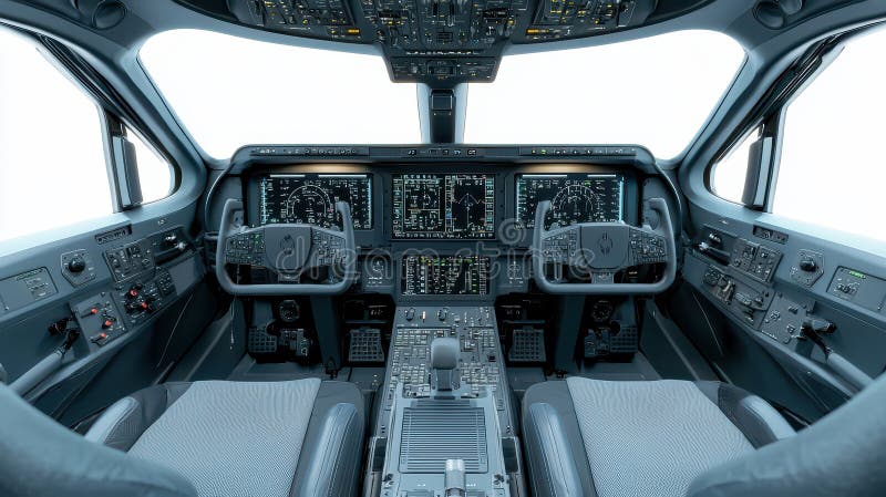 Pilot S View, Inside the Cockpit of an Airplane Exploring the Controls ...