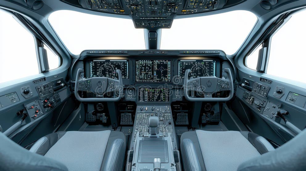 Pilot S View, Inside the Cockpit of an Airplane Exploring the Controls ...