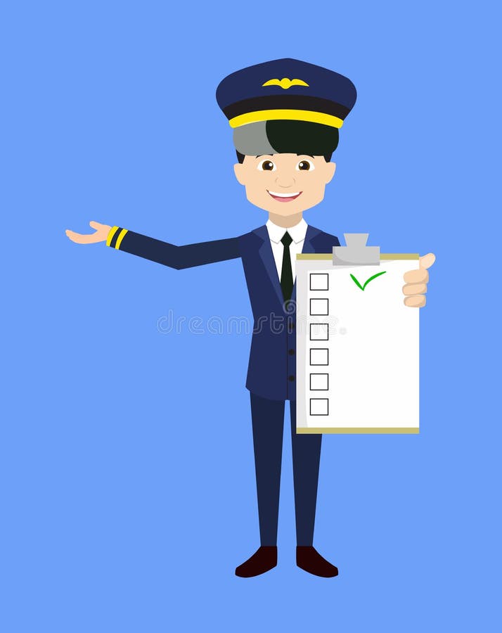 Checklist Pilot Stock Illustrations – 79 Checklist Pilot Stock ...