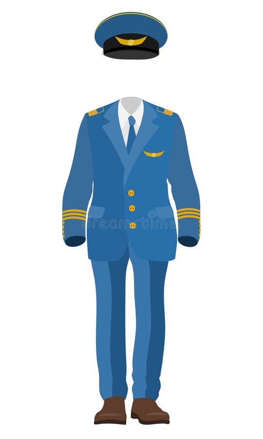 Pilot Uniform Vector Stock Illustrations – 7,806 Pilot Uniform Vector ...