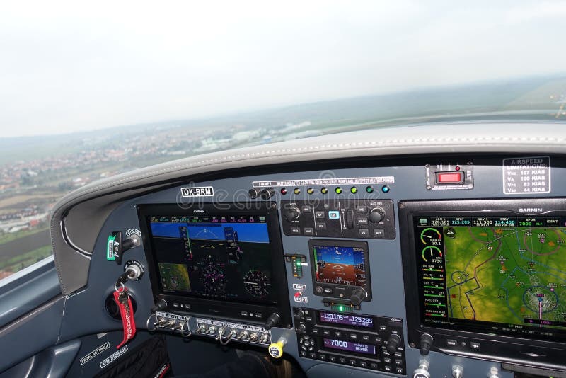 Pilot at work stock photo. Image of pilot, flight, display - 214629308