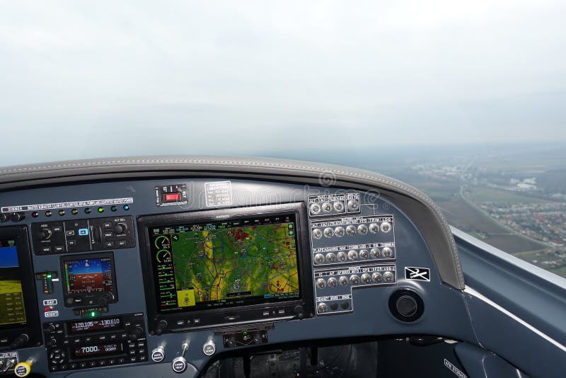 Pilot at work stock image. Image of aeroplane, cockpit - 214629313