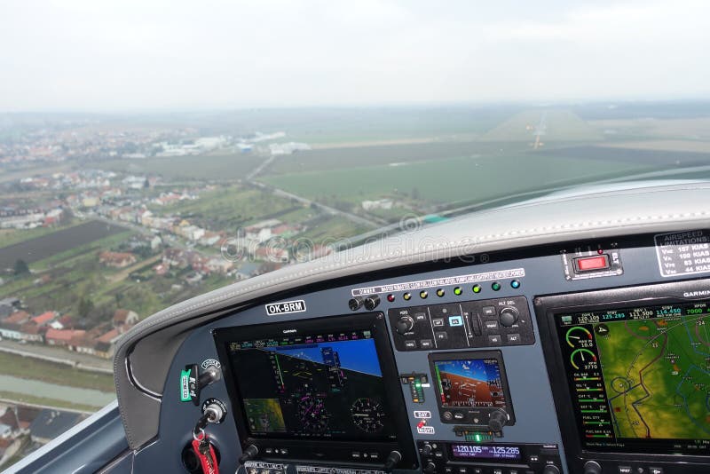 Pilot at work stock photo. Image of pilot, flight, display - 214629308