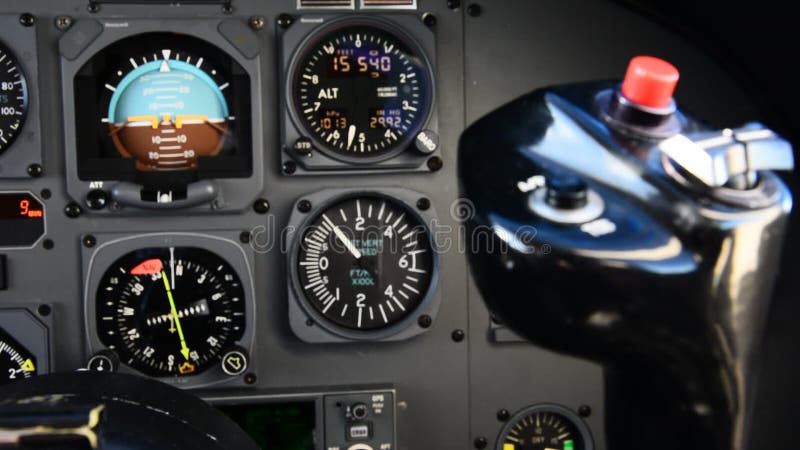 Pilots View in an Airplane Cockpit Stock Video - Video of pilot ...