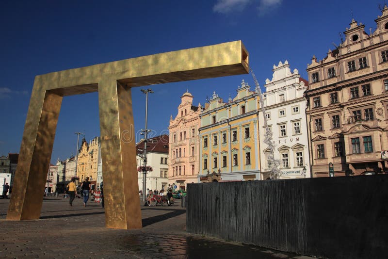 Pilsen historic center editorial image. Image of center - 21448960