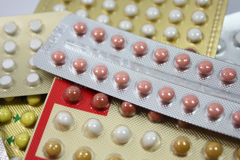 Pilule contraceptive orale photo stock. Image du ordonnance - 60855436