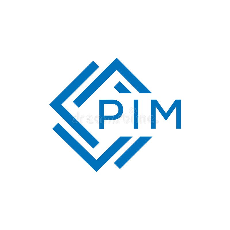 PIM Letter Logo Design on White Background. PIM Creative Circle Letter ...