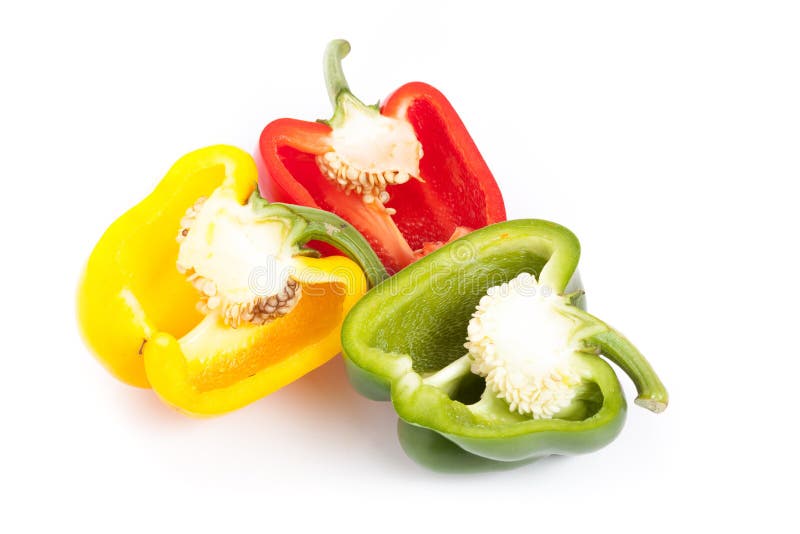 Pimenta Doce Isolada No Fundo Branco Imagem de Stock - Imagem de ...