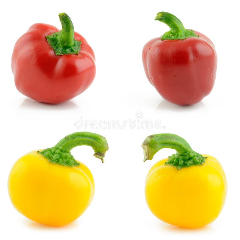 Pimentos mini imagem de stock. Imagem de sino, amarelo - 13607909
