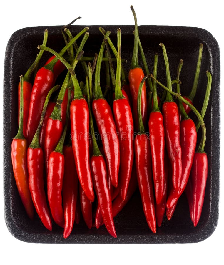 Piments d'un rouge ardent image stock. Image du image - 37204445