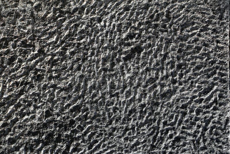 Pimpled and Bumpy Surface of Carved Gray Granite Stock Image - Image of ...