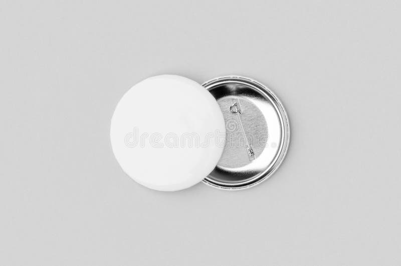 Pin Button, Badge Mockup, Large Size Stock Image - Image of stationery ...