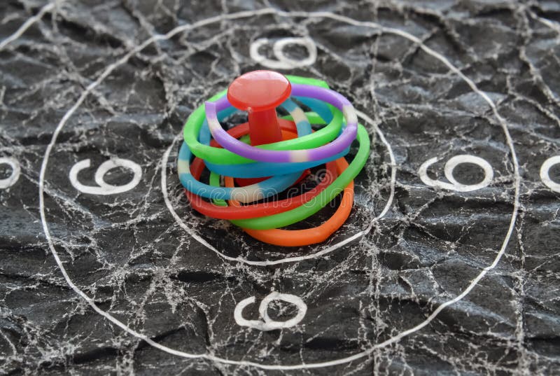 Pin in the Center of Target Stock Image - Image of multicolor, equality ...