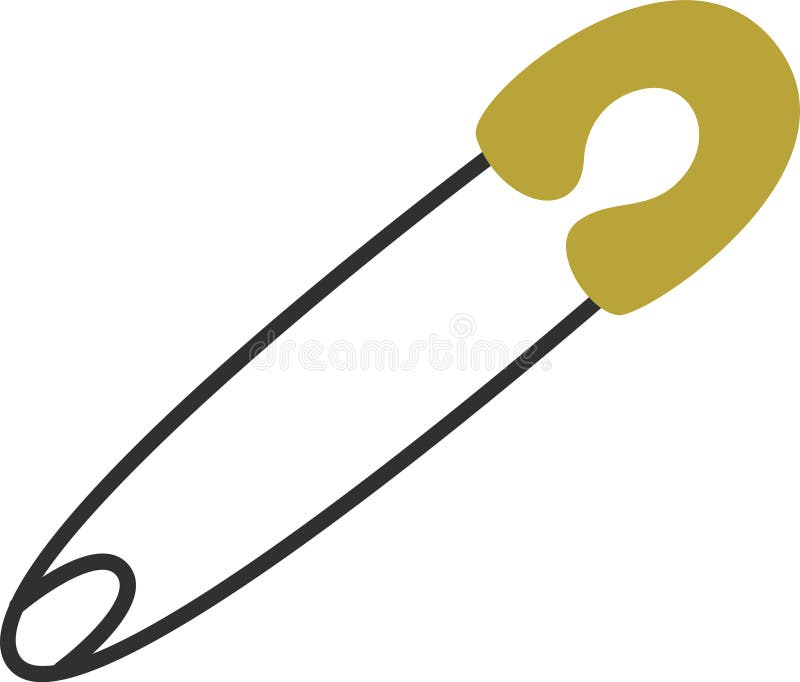 Pin for Cloth stock vector. Illustration of supply, craft - 331031222