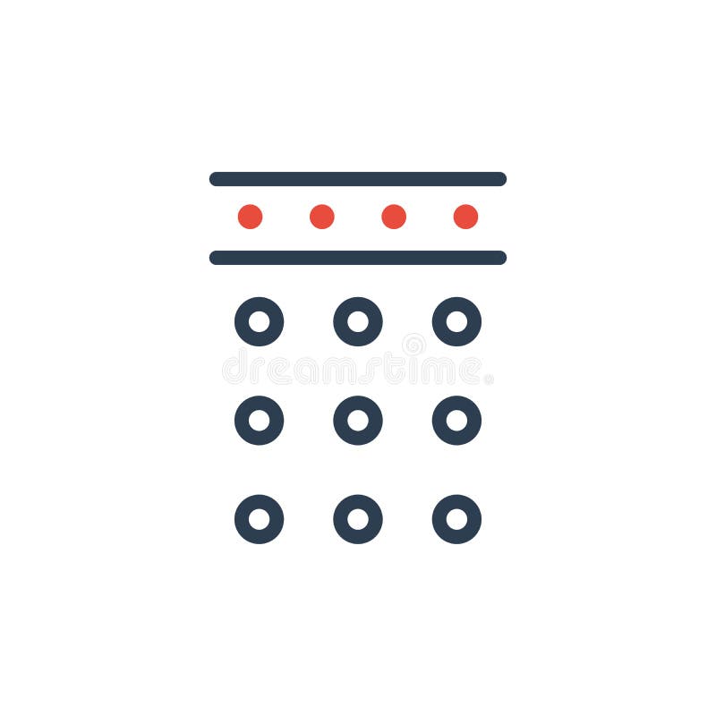 The Pin Code Icon. Password and Unlock Access, Identification Stock ...