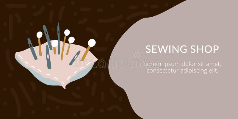 Pin Cushion Sewing Needlework Vector Artwork Stock Illustration ...