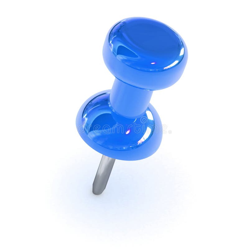 Pin Icon Illustration azul stock de ilustración. Ilustración de poste ...