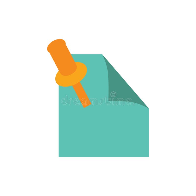 Pin Document Logo Icon Design Ilustración del Vector - Ilustración de ...