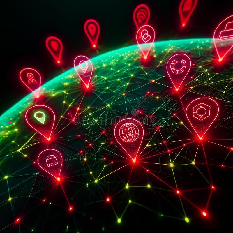 Pin global stock photo. Image of geometry, circle, design - 355599602