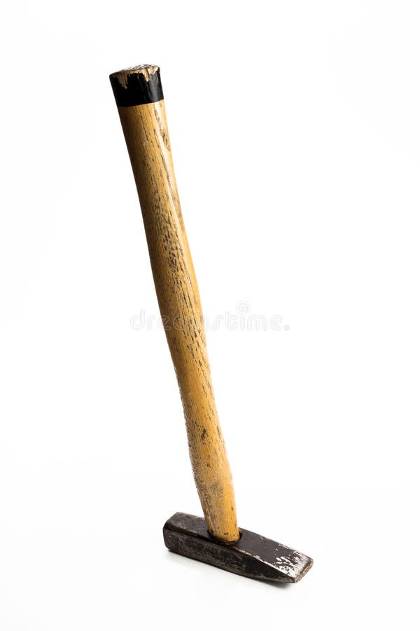 Pin Hammer Standing Vertical Stock Image - Image of build, concept ...