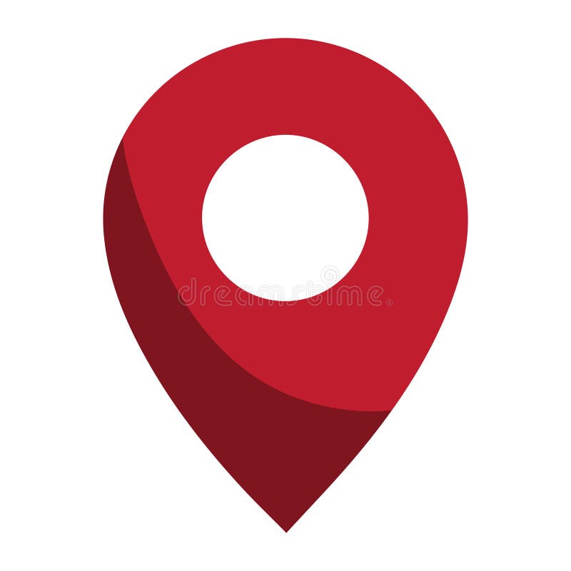 Pin icon location button stock vector. Illustration of isolated - 291493320