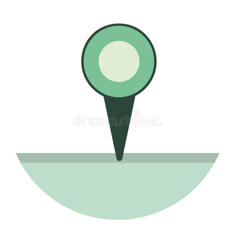 Pin Icon Location Destination Stock Vector - Illustration of marker ...
