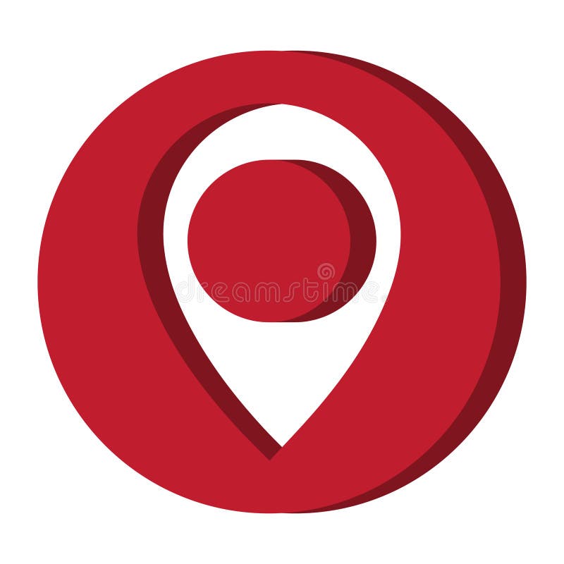Pin icon location guide stock vector. Illustration of isolation - 291495811