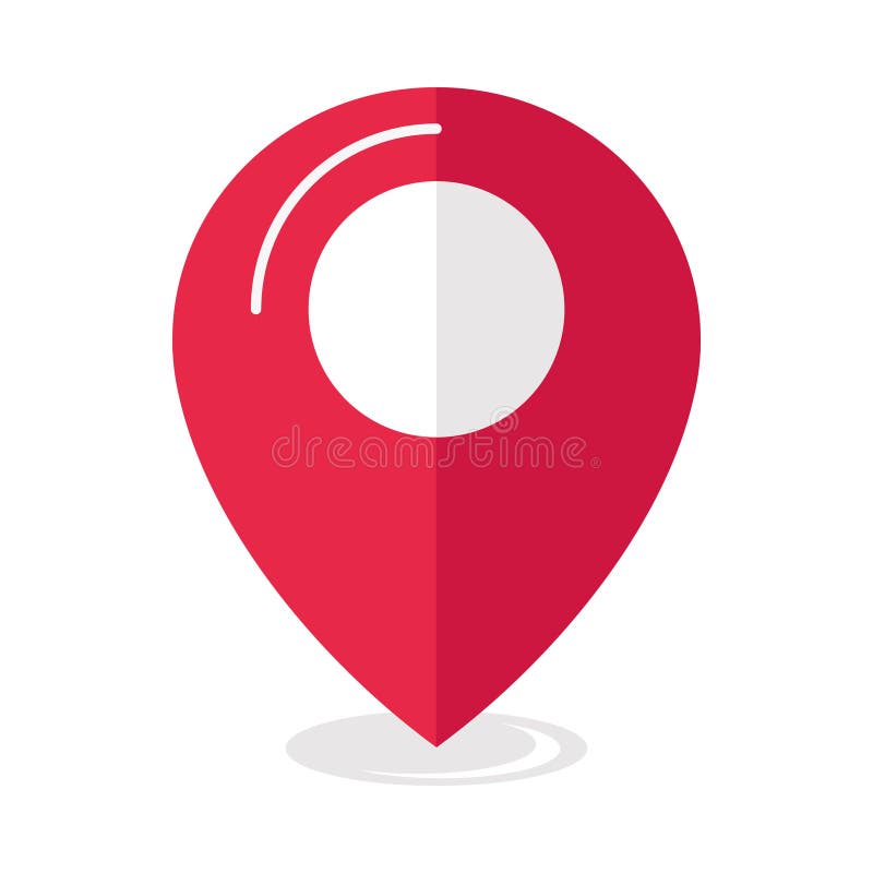 Pin icon location label stock vector. Illustration of mark - 291811342