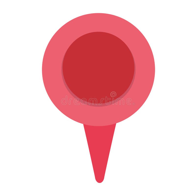 Pin Icon Location Navigation Stock Vector - Illustration of locate ...