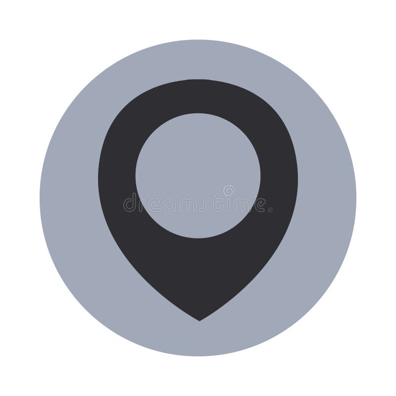 Pin icon location road stock vector. Illustration of road - 291335526