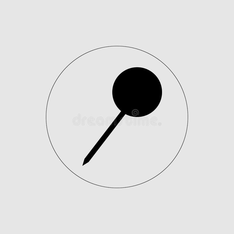Pin icon vector art design stock vector. Illustration of graphic ...