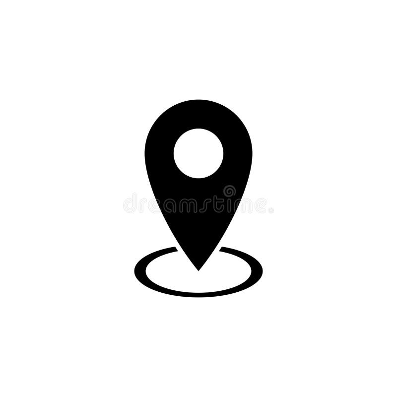 Pin Icon . Location Icon Vector. Destination Icon. Map Pin Stock Vector ...