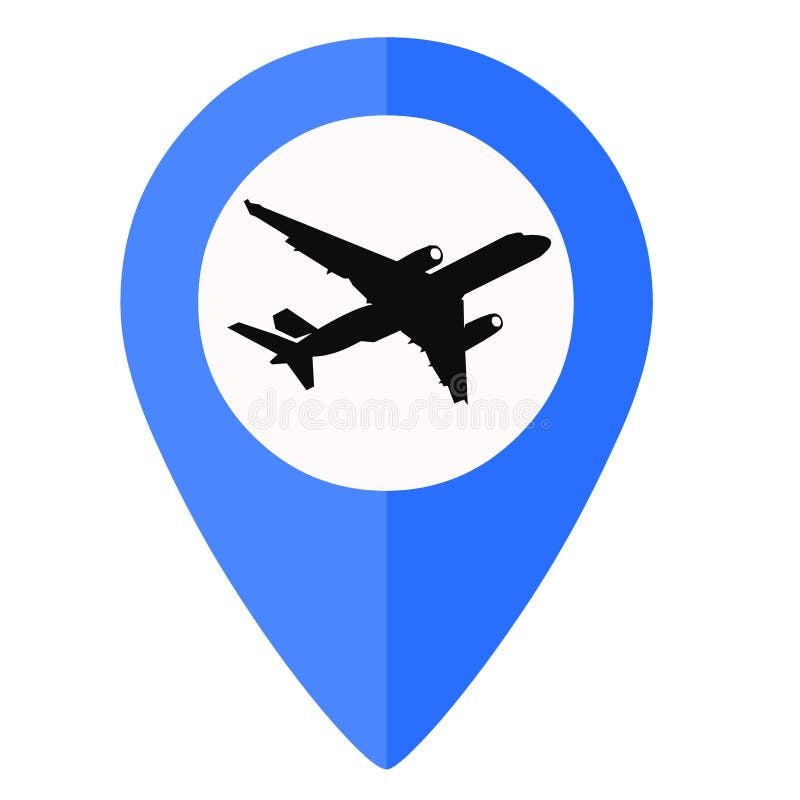 Pin Location Point Destination Pointer Map Stock Image - Illustration ...