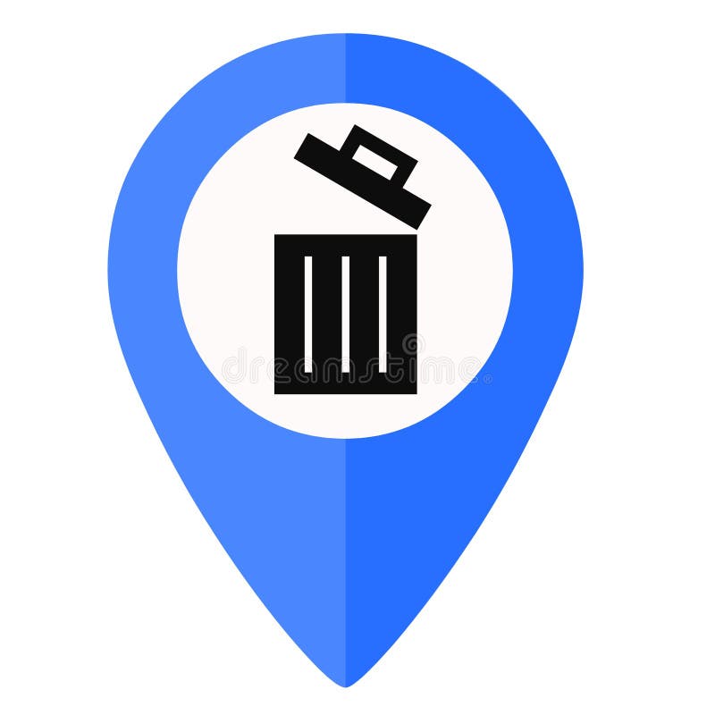 Pin Location Point Destination Pointer Map Stock Image - Illustration ...