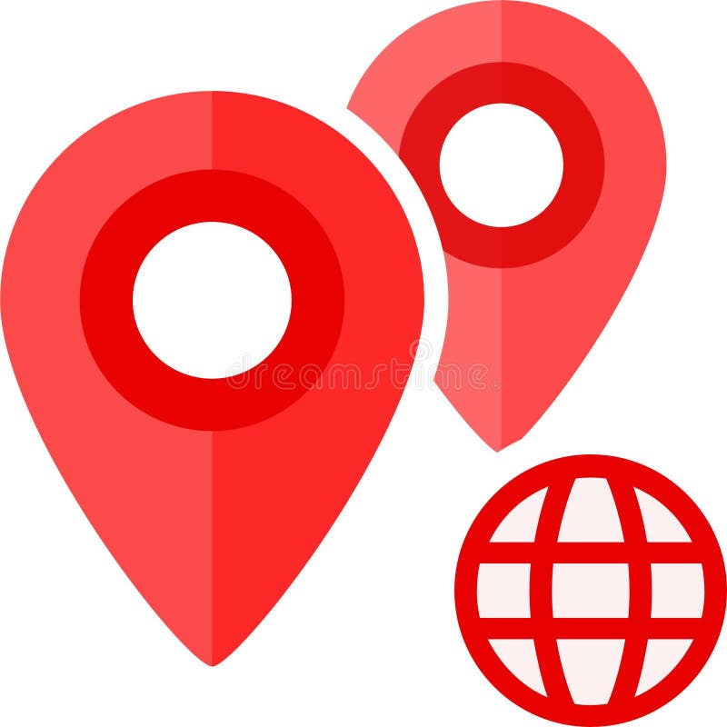 Pin locations global stock image. Illustration of number - 231793689