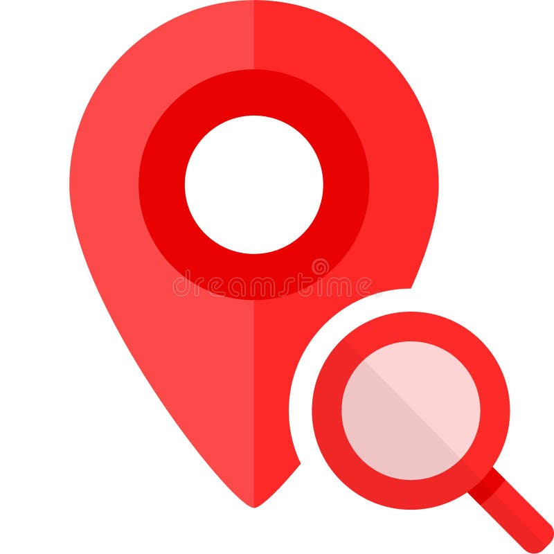 Pin locator tracking stock image. Illustration of magnifi - 231793807