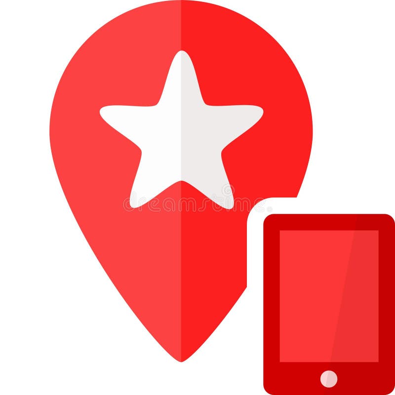 Pin locator tracking stock photo. Illustration of ipad - 231793796