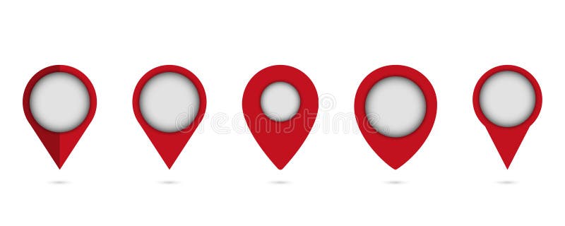 Pin Map Location Icons. Location Map Icon. Vector Illustration. Map Pin ...