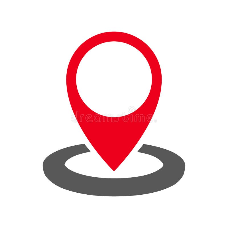 Pin Map Marker Pointer Icon, GPS Location Flat Symbol - for Stock Stock ...