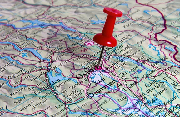Oslo City Road Map Stock Photos - Free & Royalty-Free Stock Photos from ...