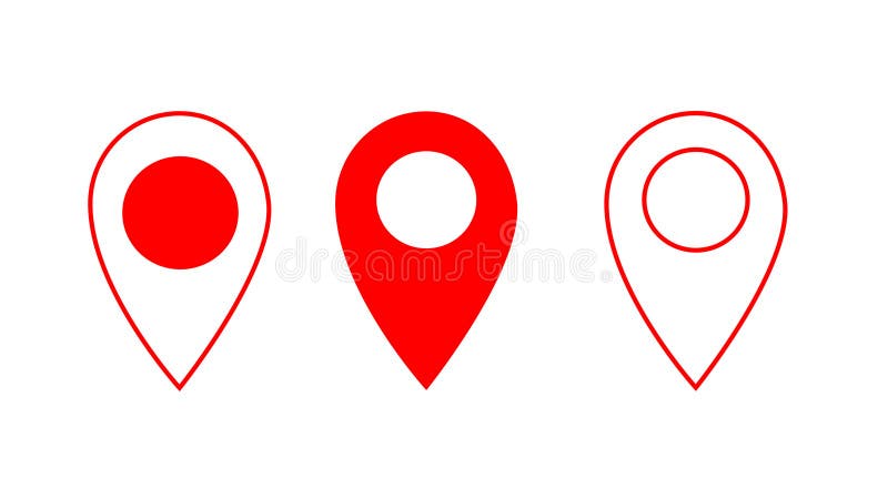 Pin Mark Vector Symbol Isolated on Stock Vector Stock Vector ...