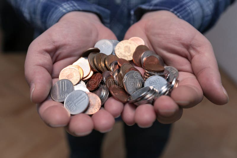Pin money stock image. Image of people, hands, change - 32433947