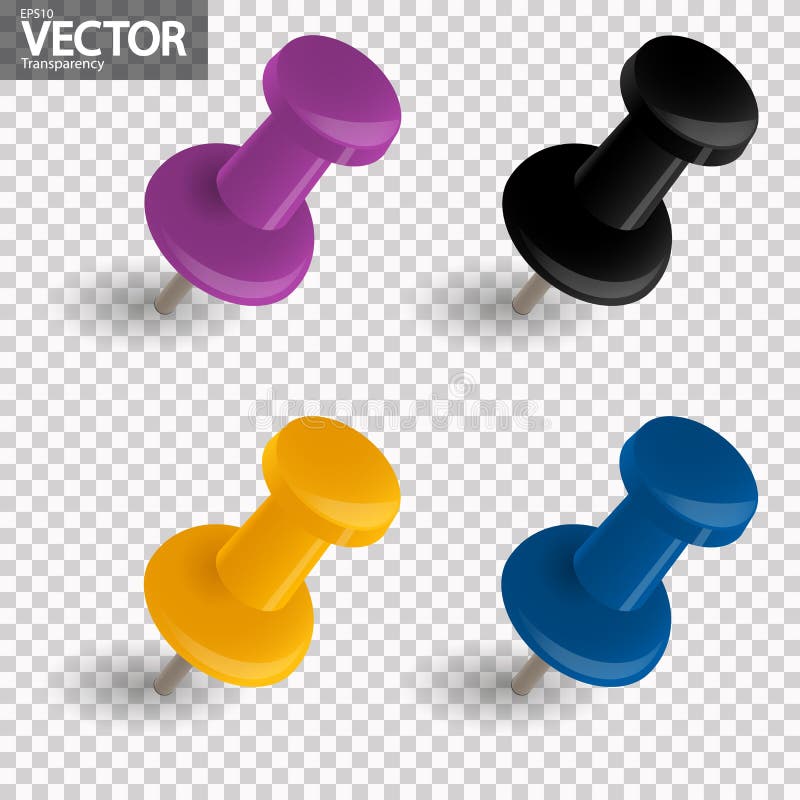 Pin needles colored stock vector. Illustration of black - 154470774