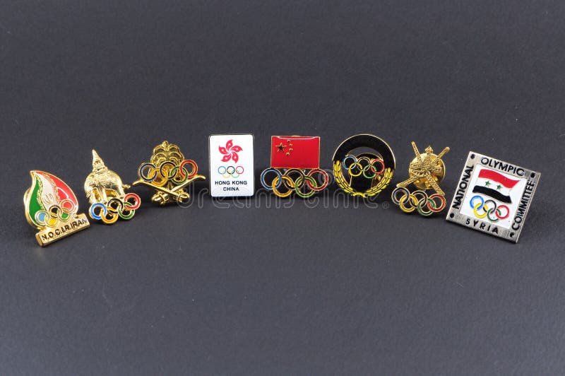 Pin (Olympic Committee of Eight Asia Countries) Editorial Photography ...