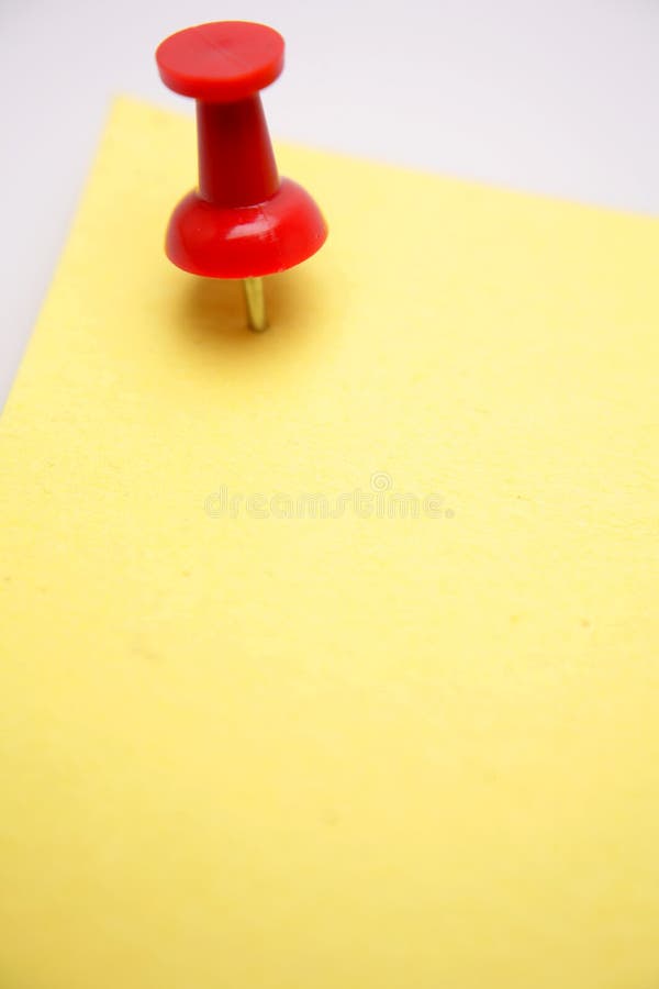 Pin in paper stock image. Image of paper, communication - 3739773