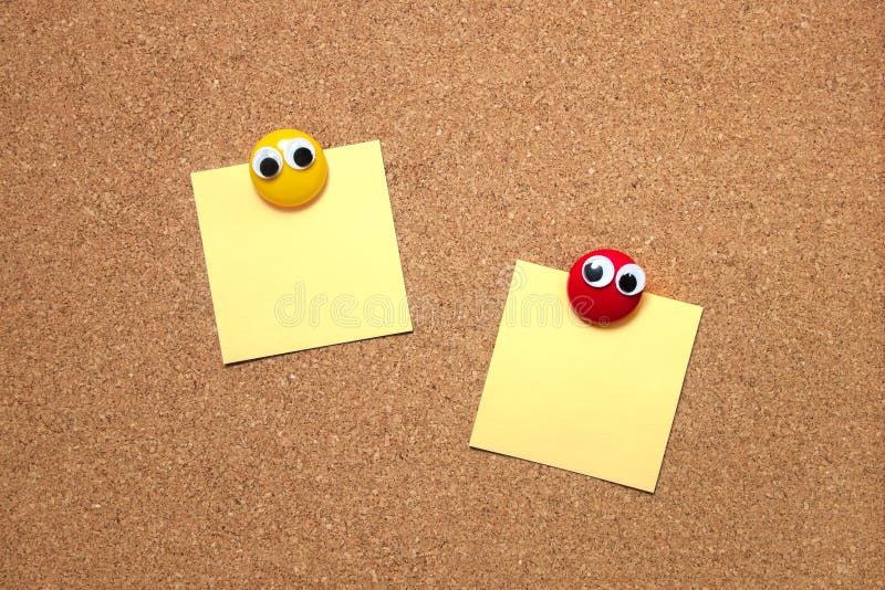 Pin paper on cork board stock image. Image of cork, brown - 76684679