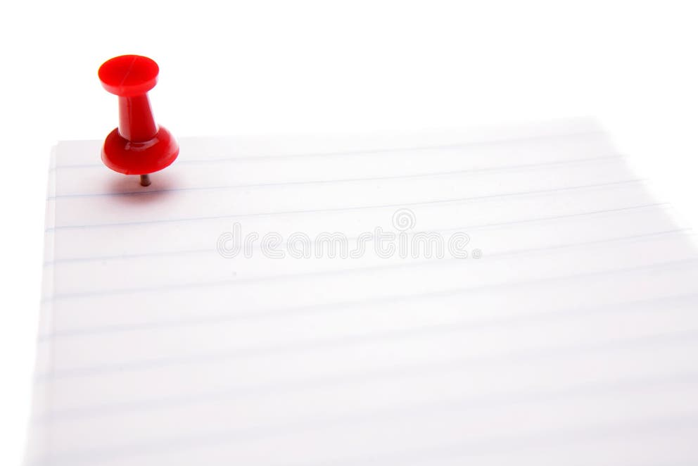 Pin & papers stock photo. Image of note, stationery - 3359554