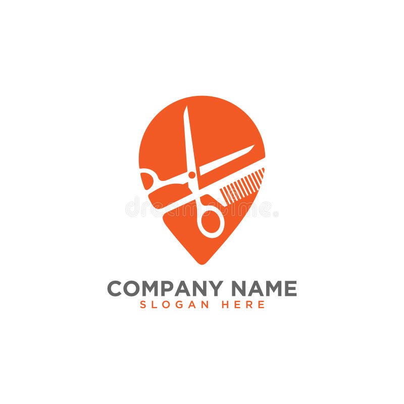 Pin Point Barbershop Location Logo Template Design Stock Vector ... Pin Point Barbershop Location Logo Template Design Stock Vector ...