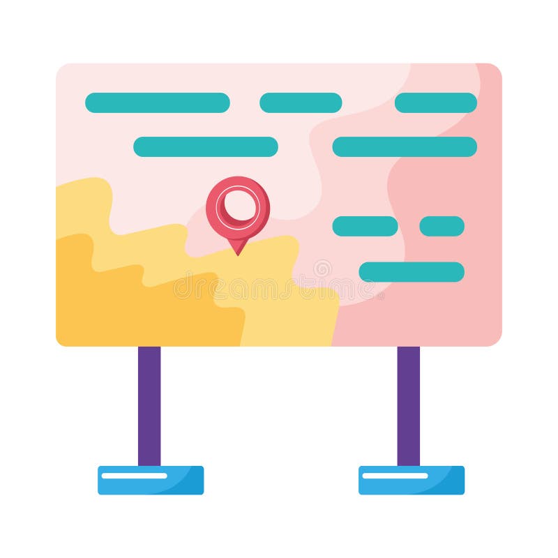 Pin Pointer Location in Banner Stock Vector - Illustration of pointer ...